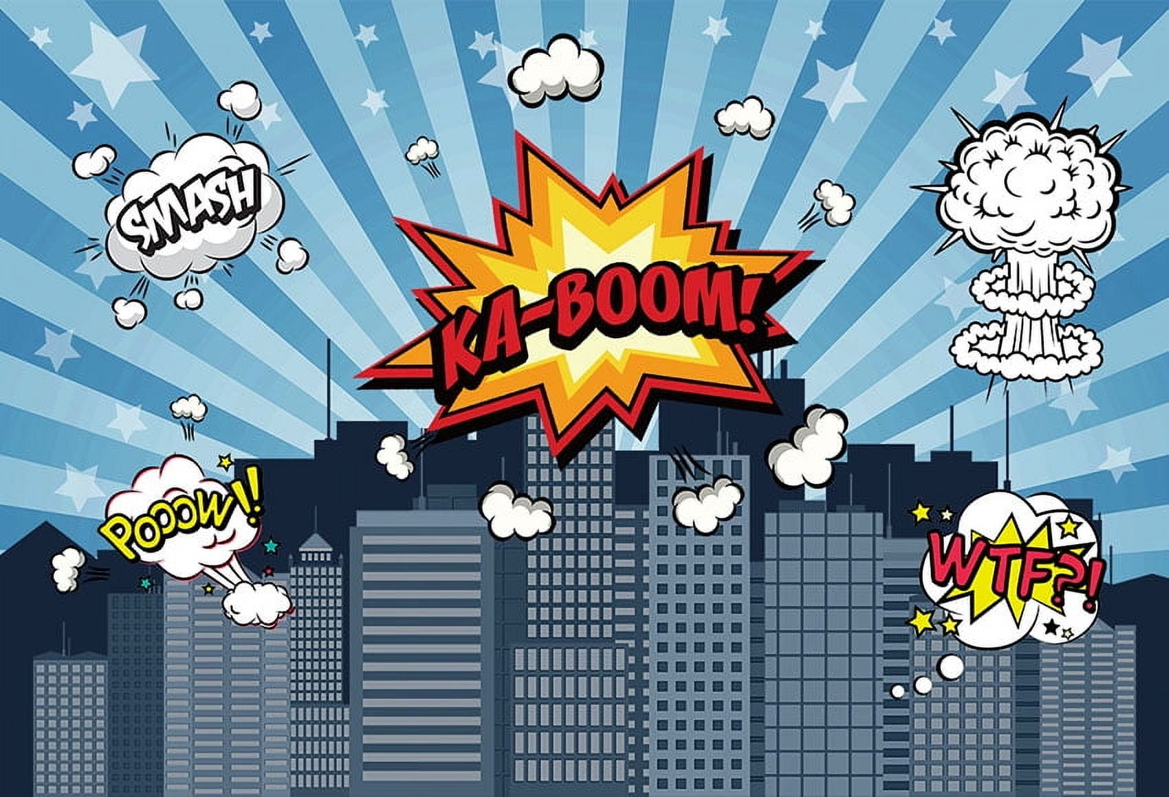 Superhero Cityscape Photography Background Super Hero Buildings Scenes ...