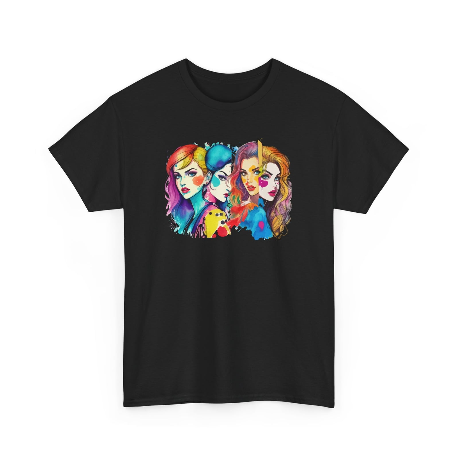 Superhero Comics T-Shirt | Funny Hero Fan Tee | Comic Style Pop Girl ...