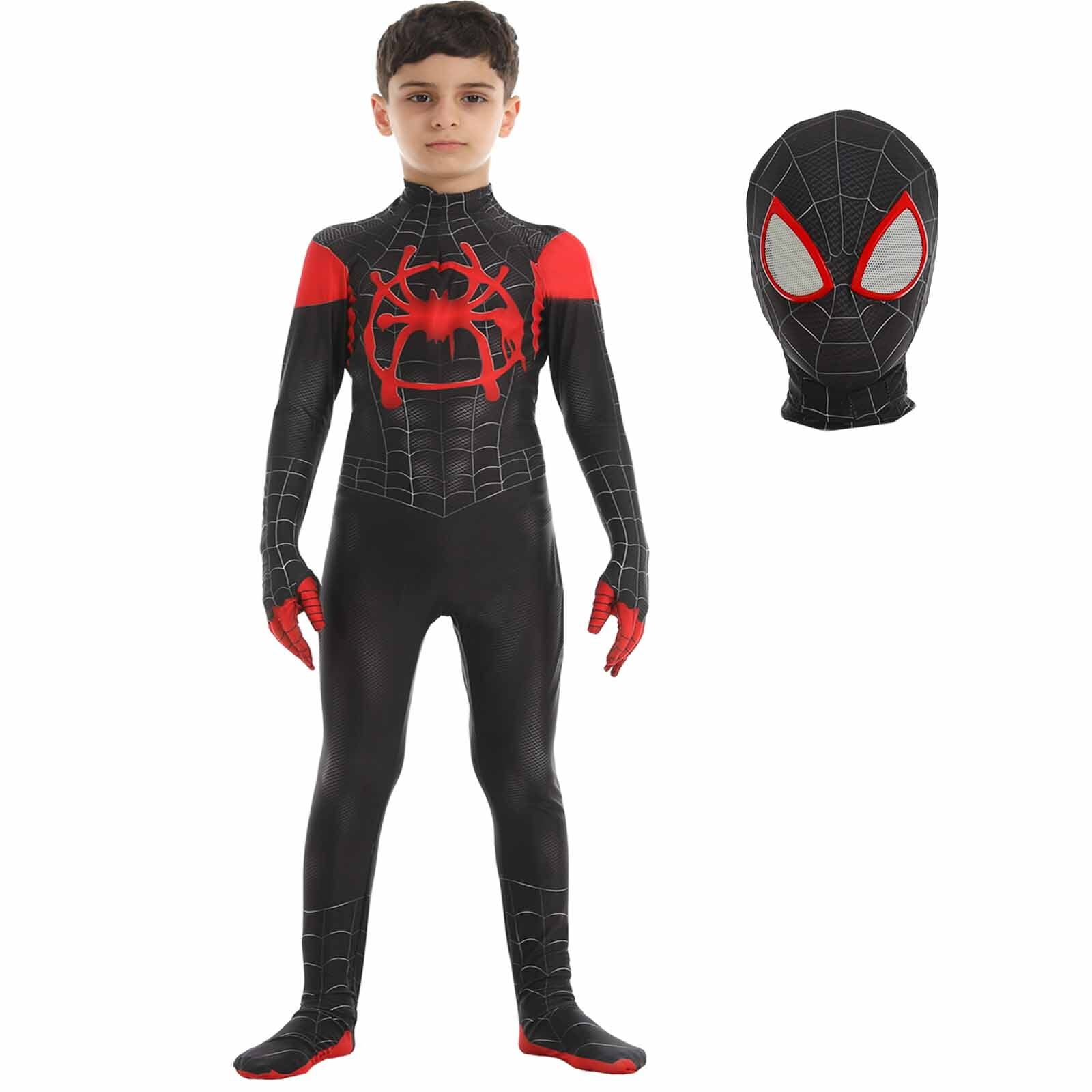 Superhero Costume -Suits Kids Spider Costume for Kids Halloween Costume ...