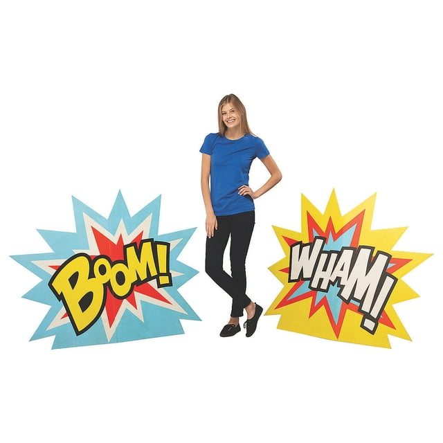 Superhero Explosion Standups 2Pc - Party Decor - 2 Pieces - Walmart.com