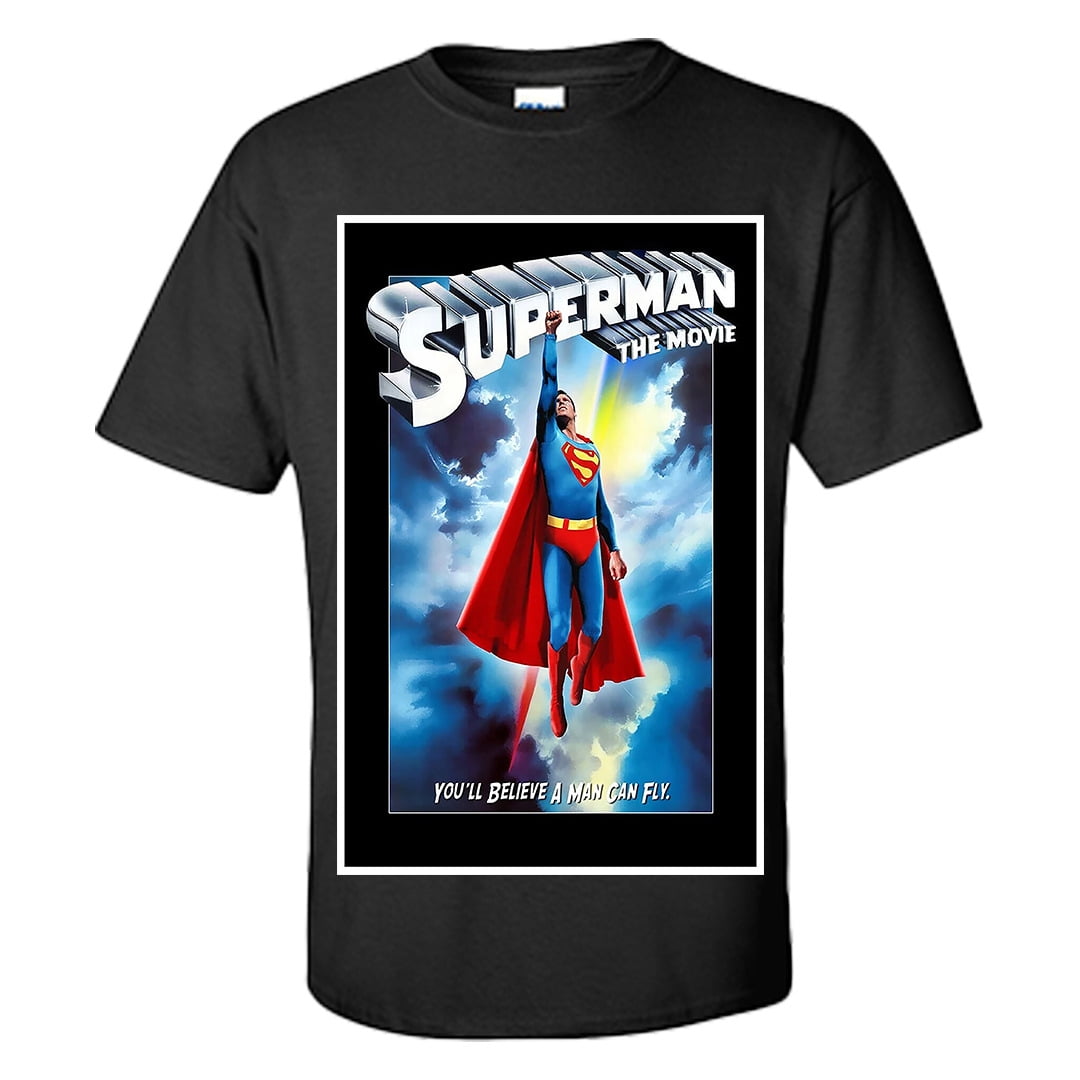 Superhero Legend Poster Shirt – Retro 70s Action Comic Style Graphic ...