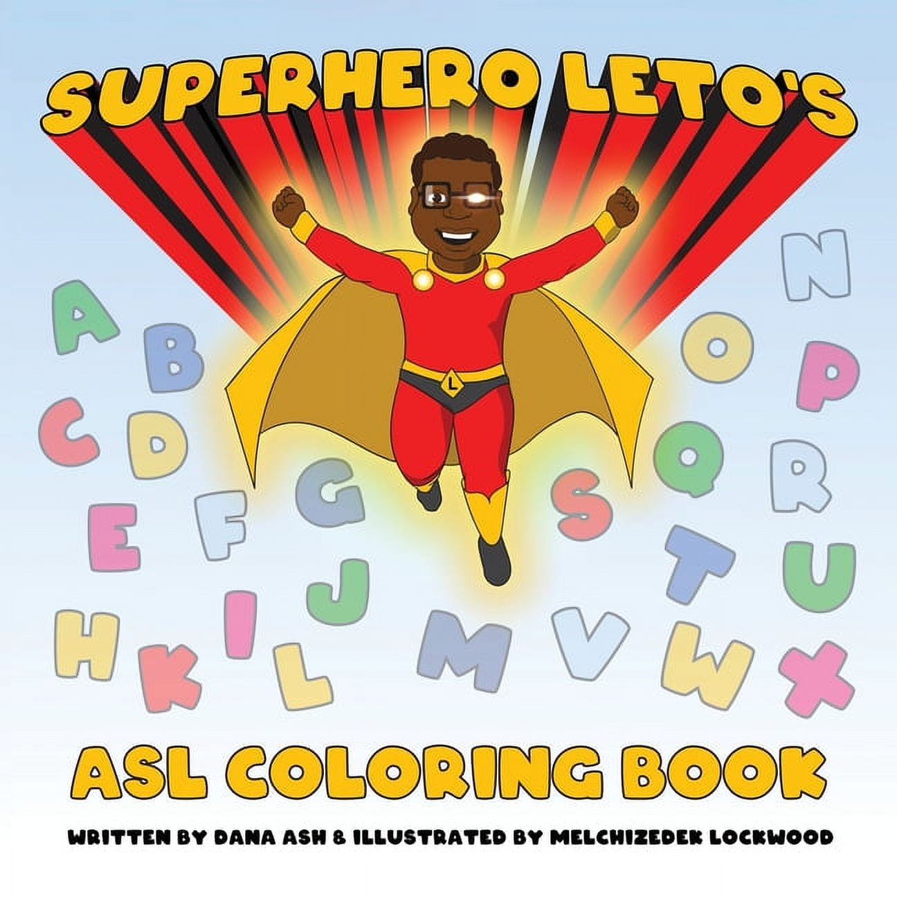 Superhero Leto's ASL Coloring Book (Paperback) - Walmart.com