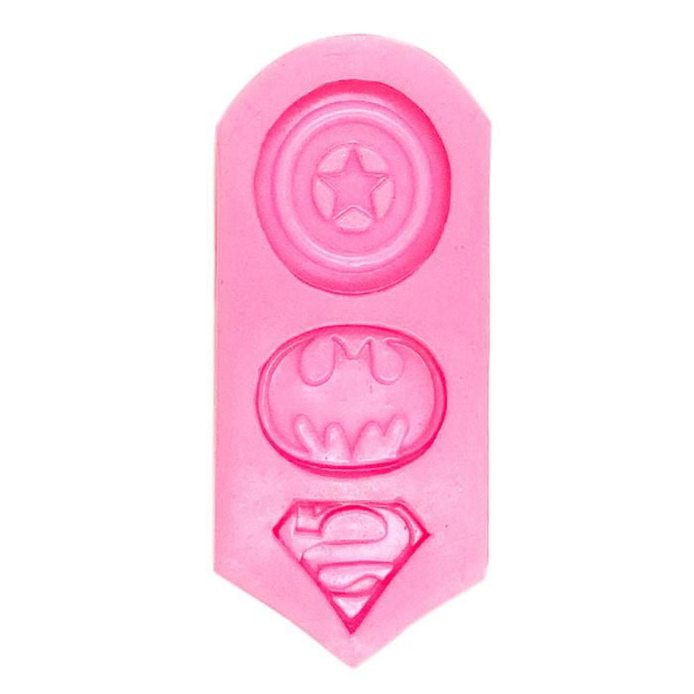 Superhero Logos Silicone Mold - Walmart.com