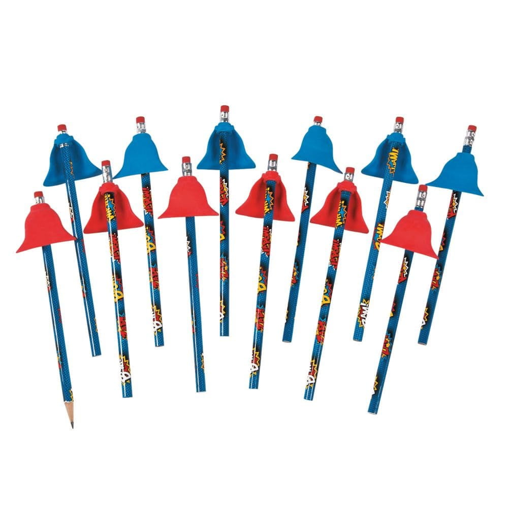 Superhero Pencil W/ Cape - Stationery - 12 Pieces - Walmart.com