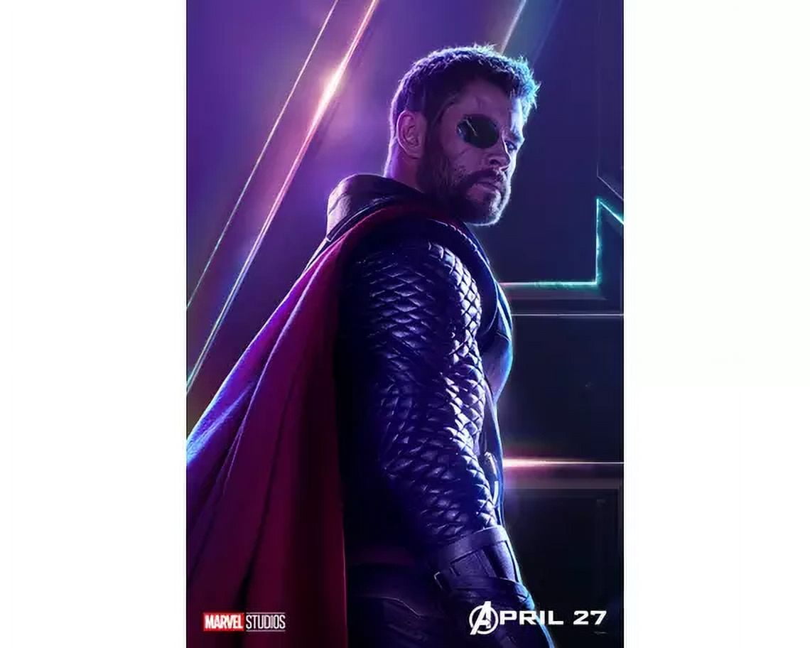 Superhero Print Poster Wall Decor "Avengers Infinity War" Film Chris ...