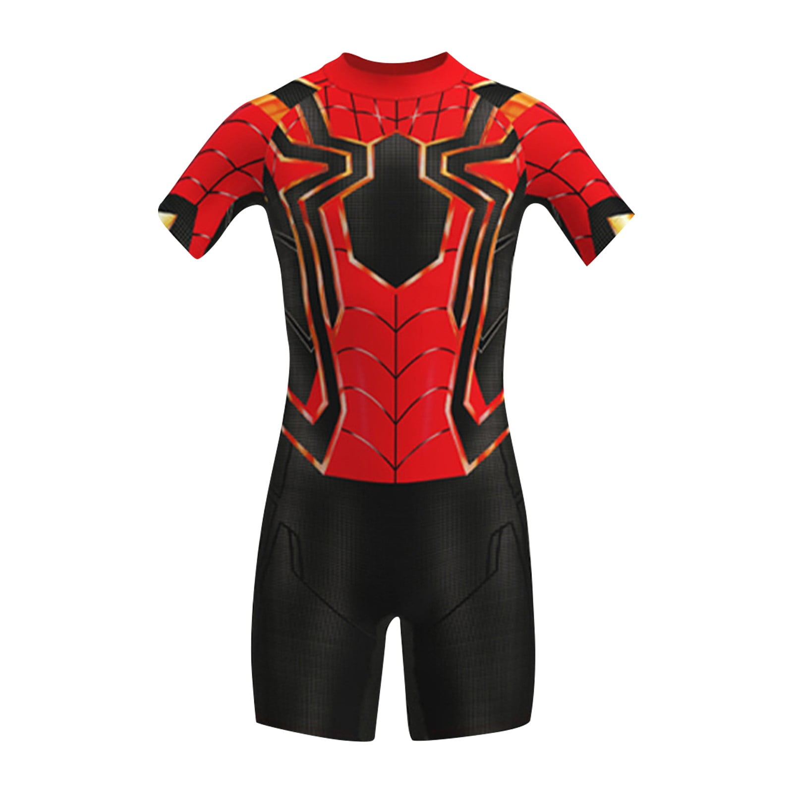 Superhero Spider One Piece Swimsuit, Boys Super Hero Swimming Bodysuit ...
