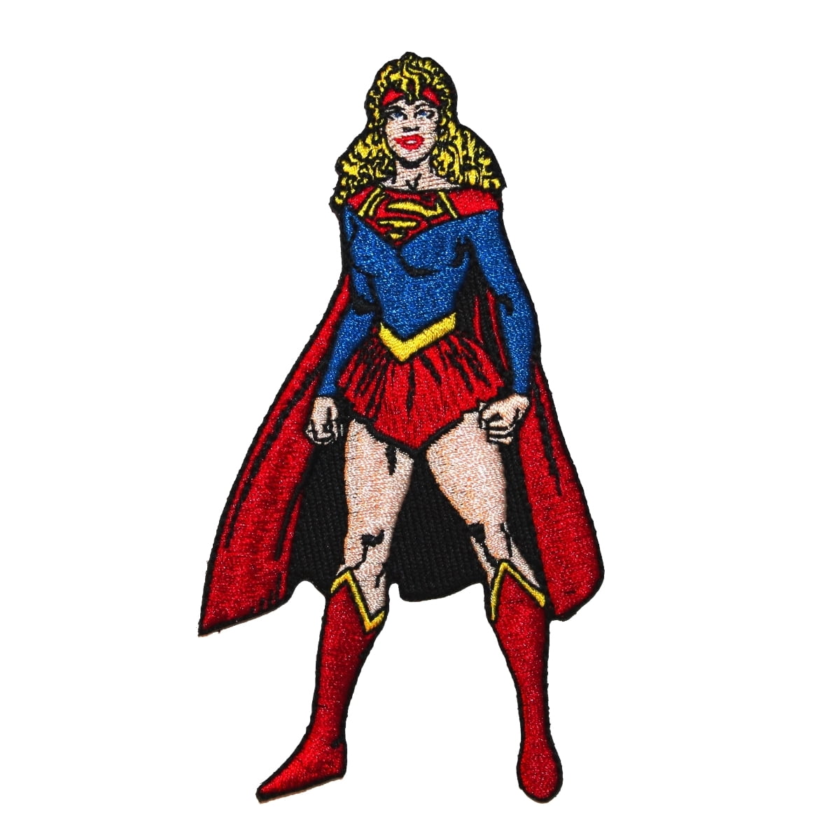 Superhero Supergirl DC Comics Superman Character Girl Iron-On Applique ...