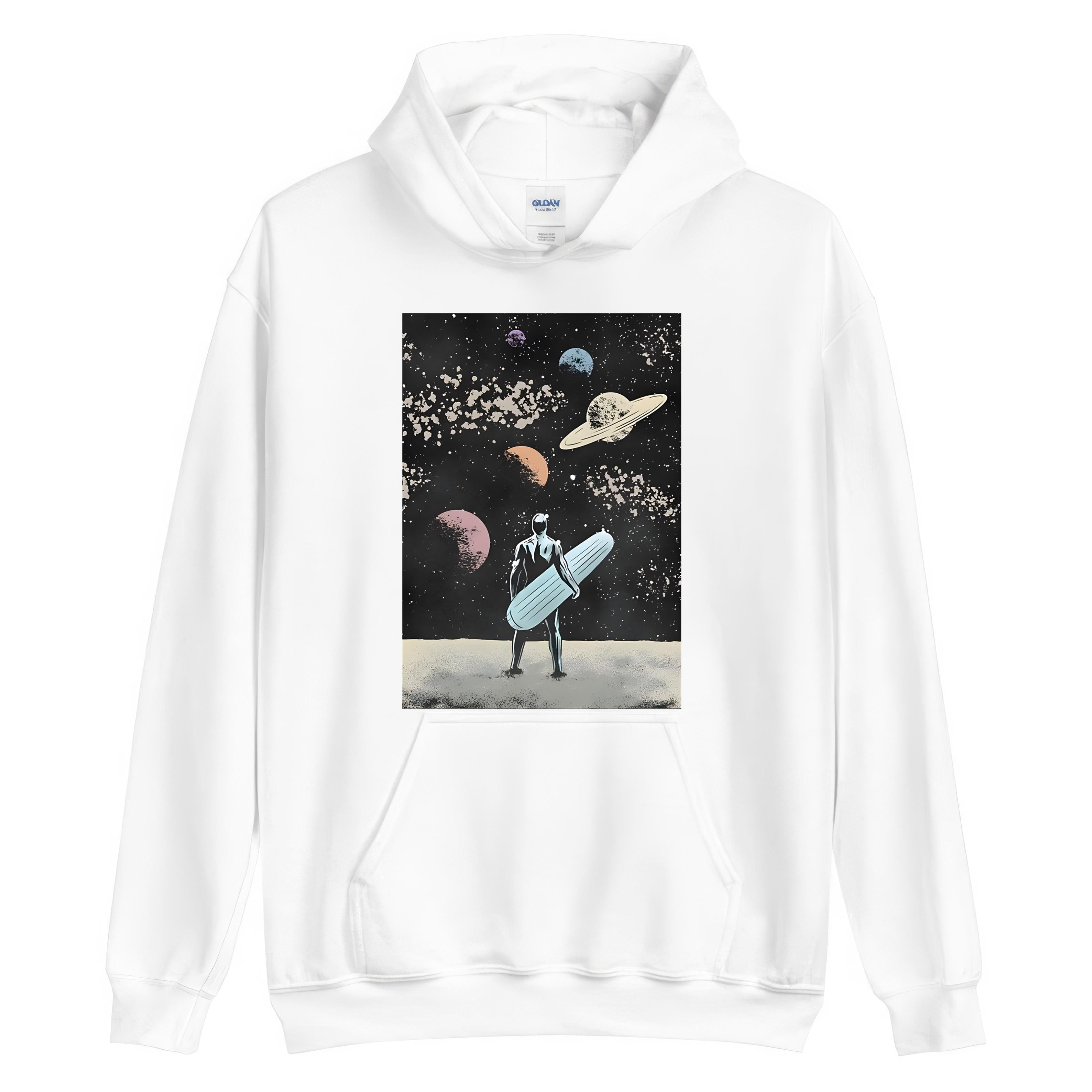 Superhero Surfer Cosmic Graphic Hoodie - Walmart.com