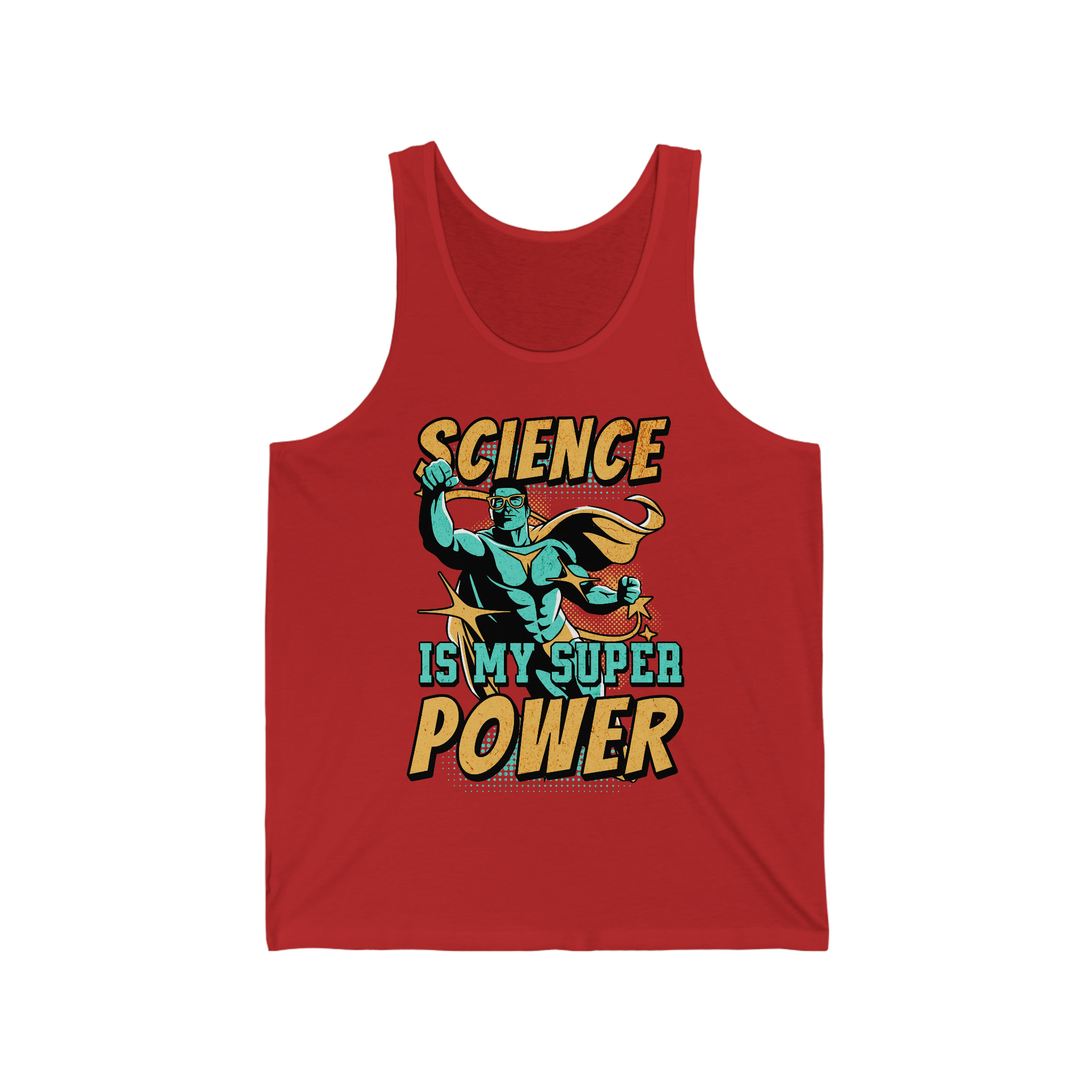 Superhero Unisex Jersey Tank, Science is My Super Power - Walmart.com