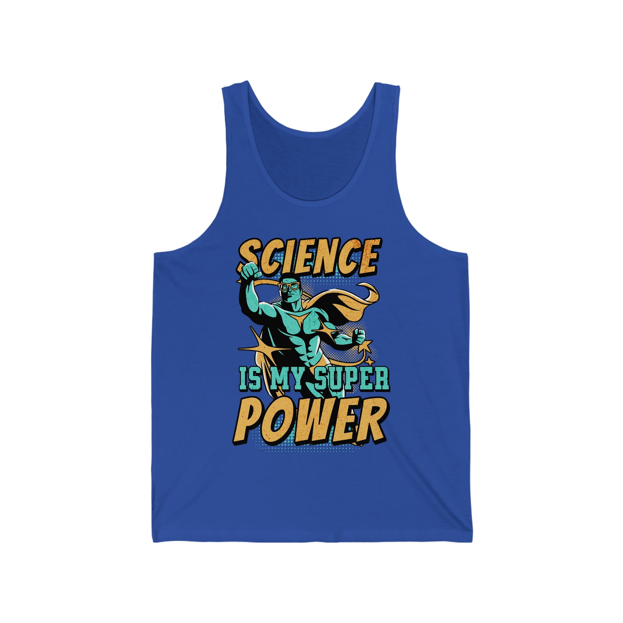 Superhero Unisex Jersey Tank, Science is My Super Power - Walmart.com