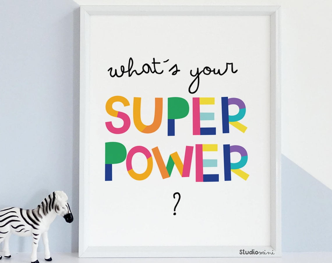 Superhero Wall Art, Superhero Decor, Superpower, Superhero Room, Boys ...