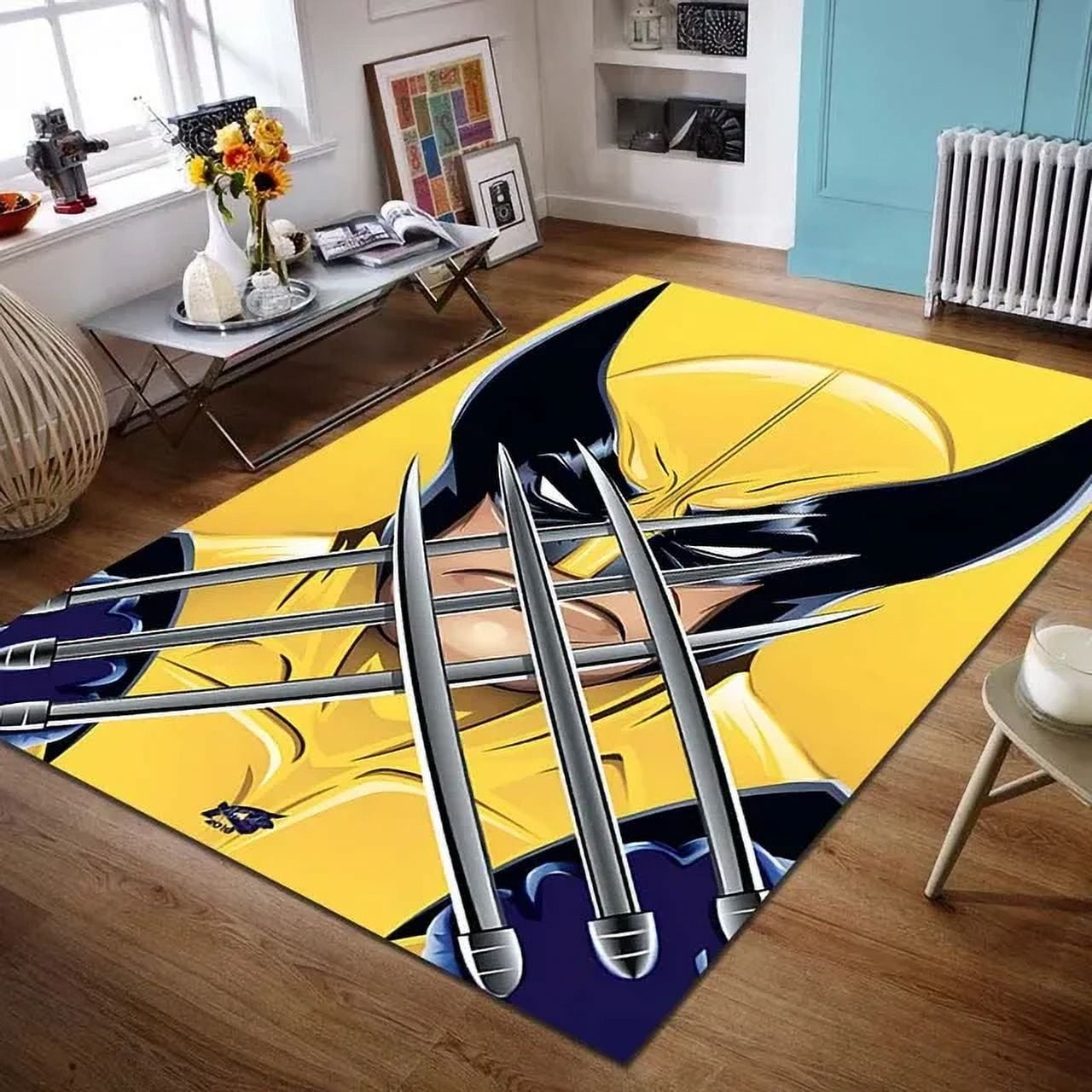Superhero Wolverine Carpet 47'' x 71'' Bedroom Sofa Rug Door Mat ...