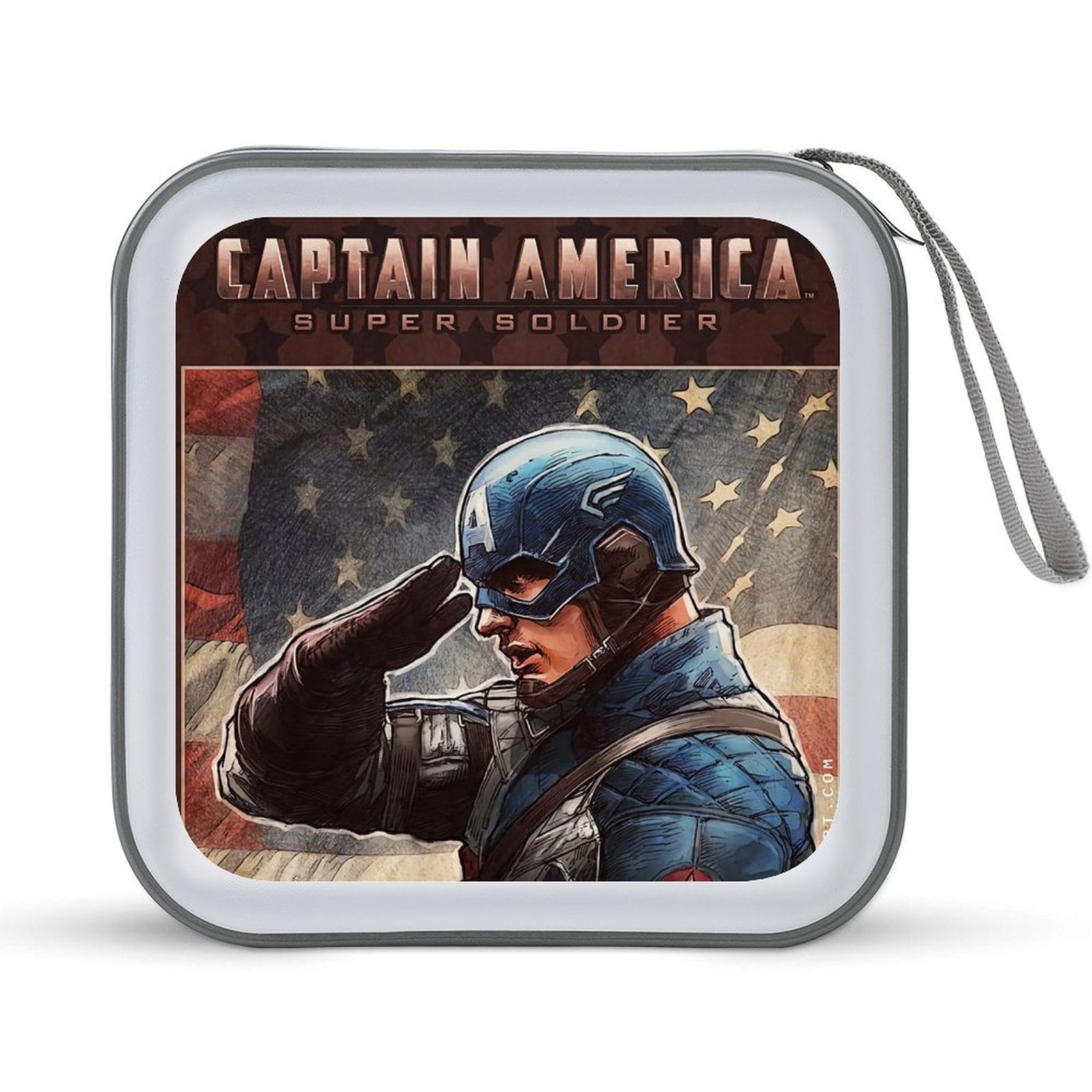 Superheroes-Captain America CD Case, 40 Capacity VCD/DVD Case Holders ...