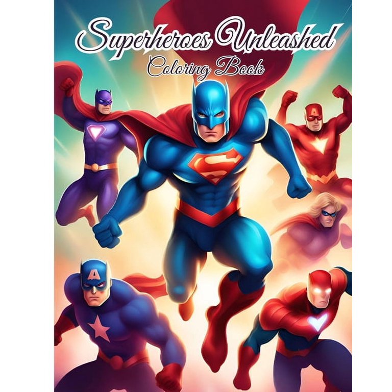 action figure coloring book