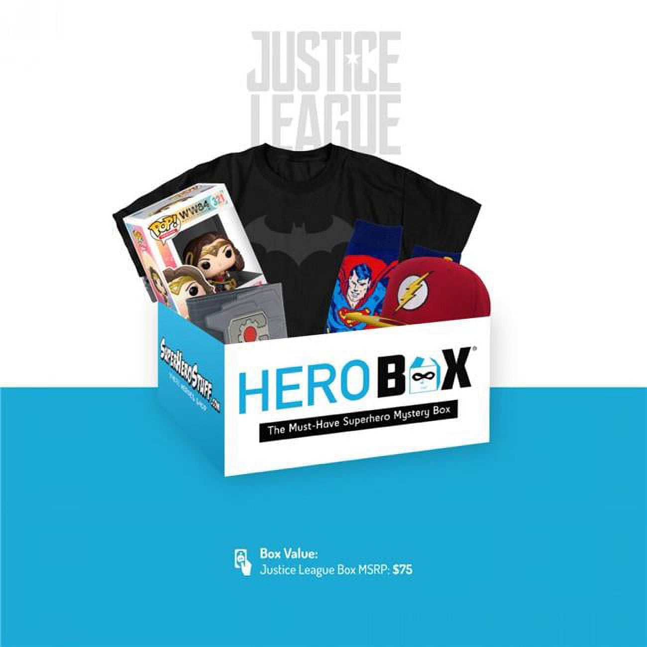 Superherostuff 807740-XLarge Justice League Classic Hero Box - Extra ...