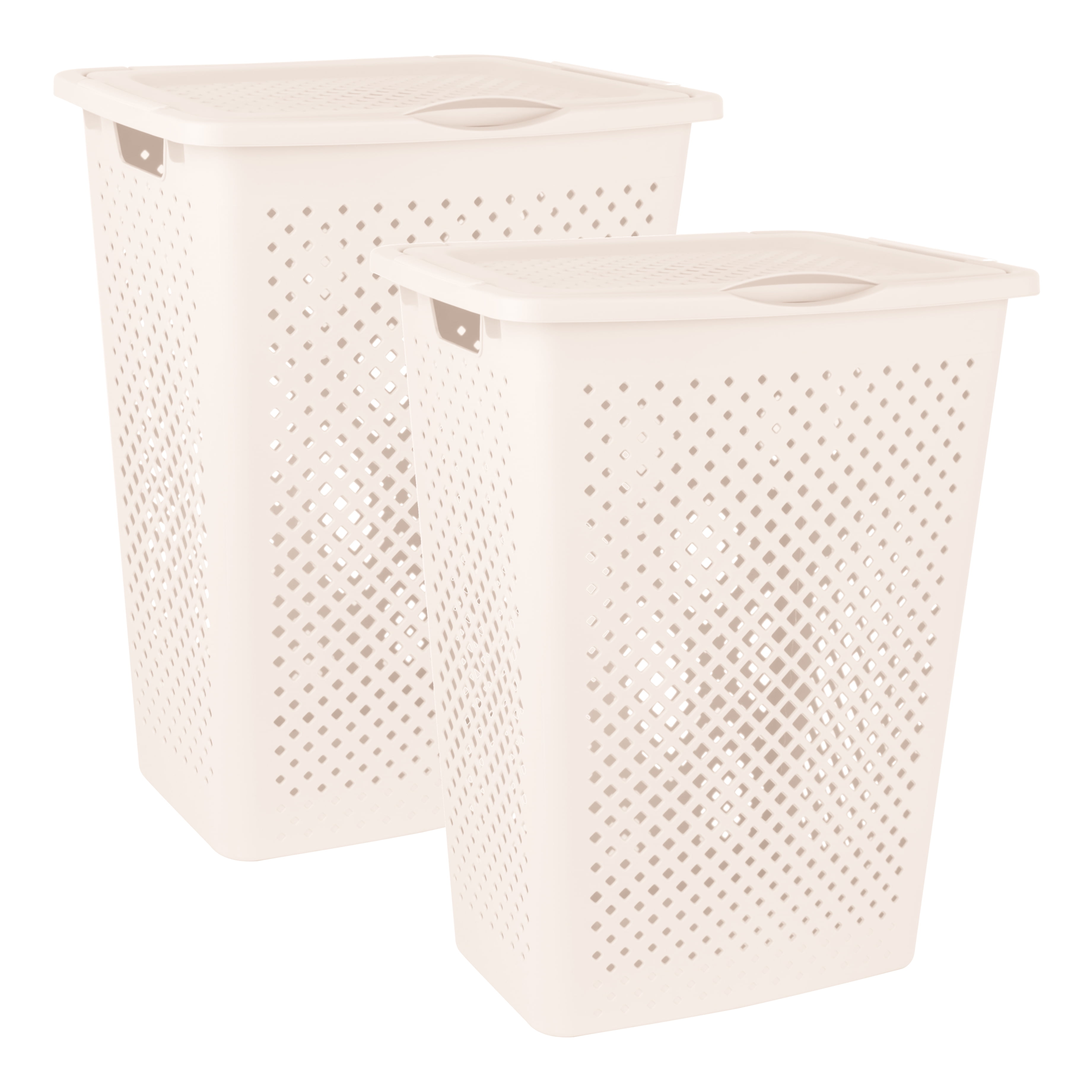 Superio 2-Pack Gradient Hamper with Lid - 60L, Modern Design ...
