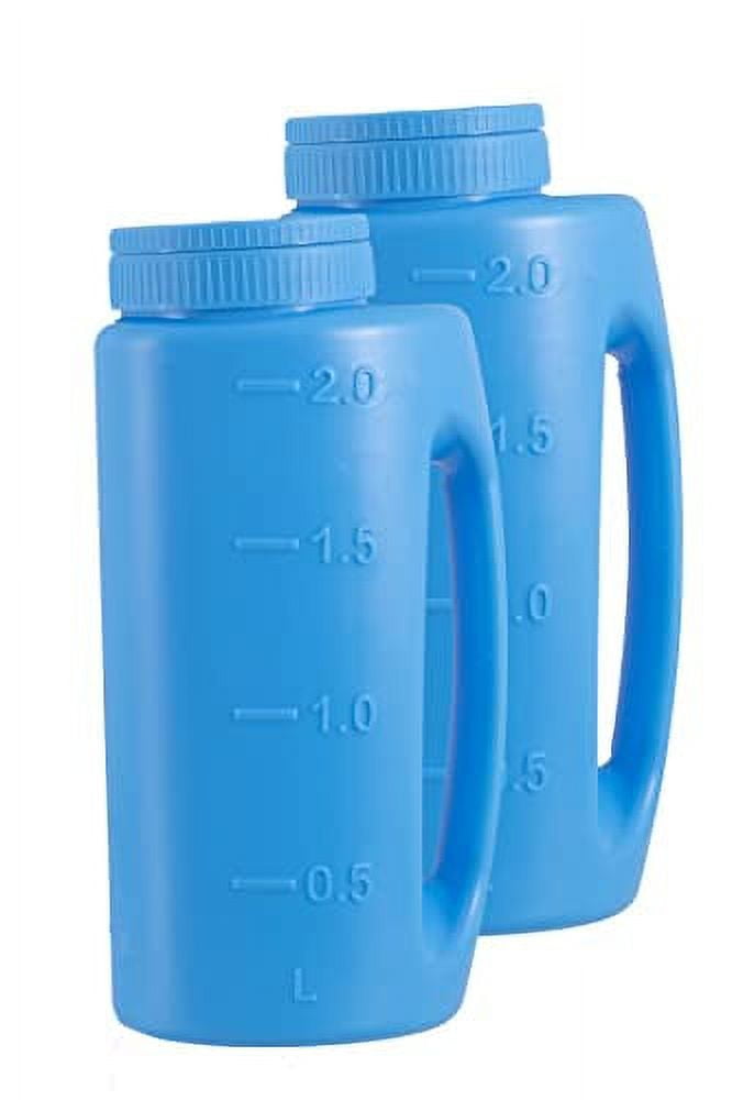 Superio 2-Pack Ice Melt Salt Spreader Handheld Shaker, 2 Liter ...