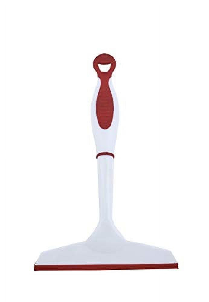 Superio 6” Window Squeegee with Grip Handle and Hanging Hook. (Red ...