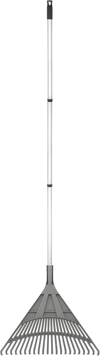 Superio Adult Rake with 3-Part Aluminum Handle, Durable Plastic Head to ...