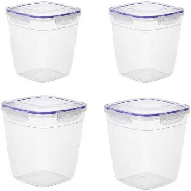 Superio Airtight Food Storage Containers with Leakproof Lids, Pack of 4 ...