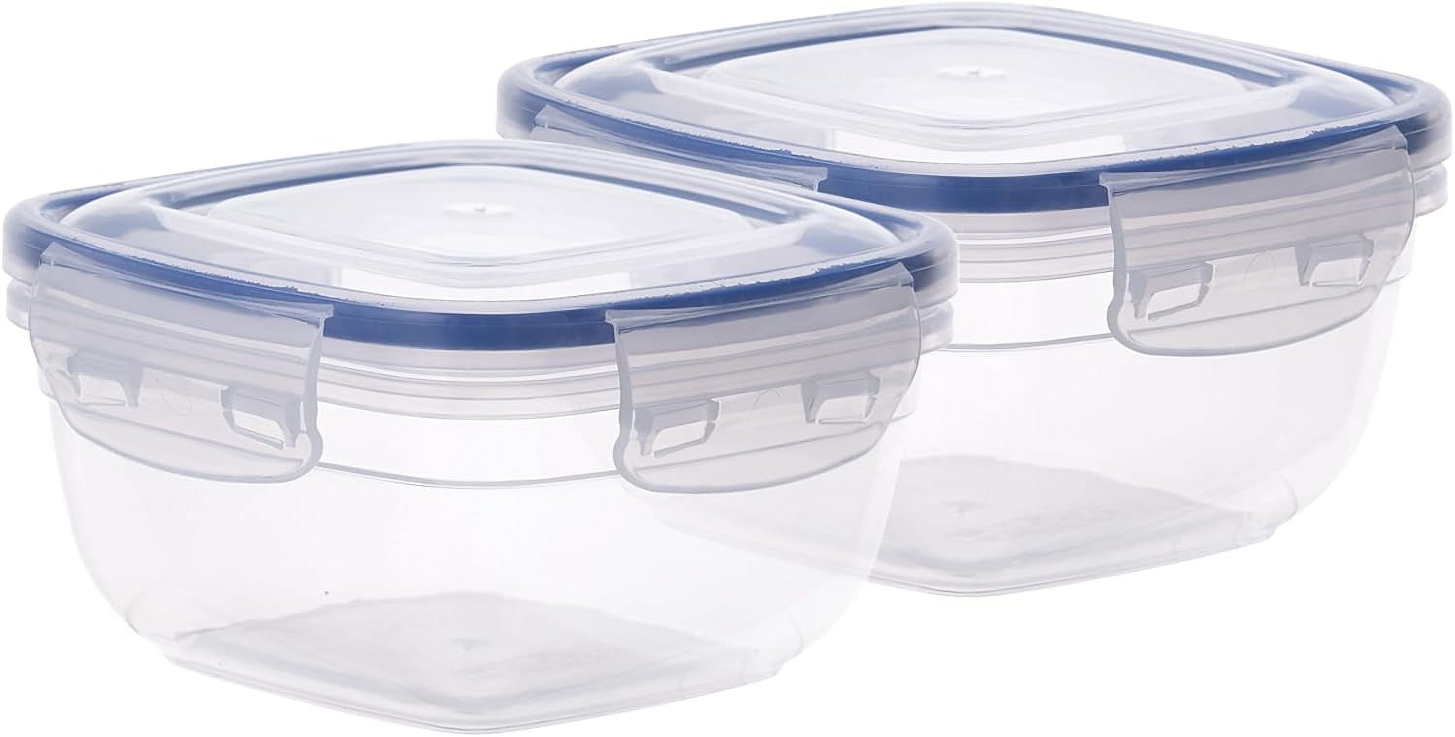 Superio Airtight Food Storage Containers with Leakproof Lids (2 Pack ...