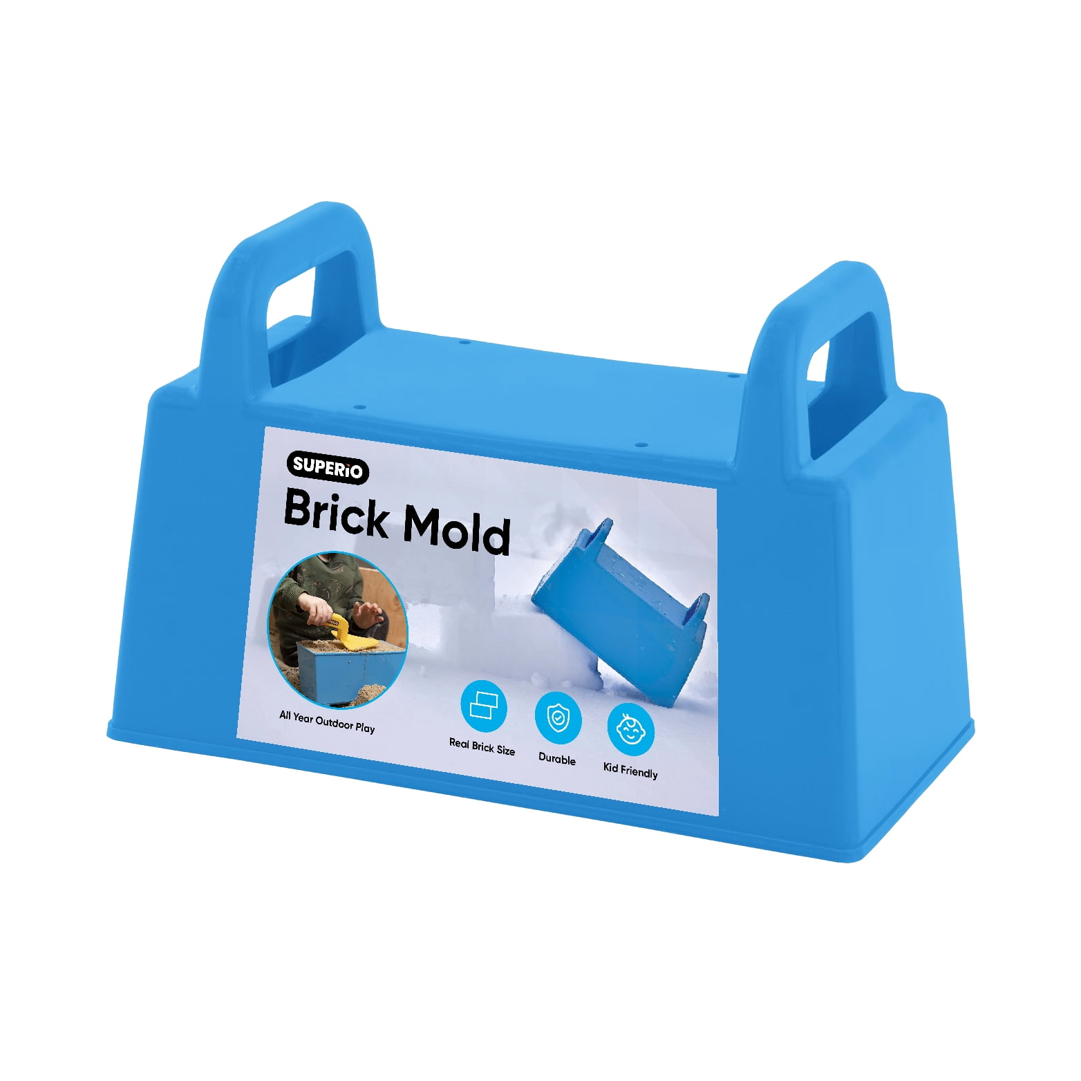 Superio Snow Mold Snow Brick Maker Sand Castle Beach Mansion Molds ...