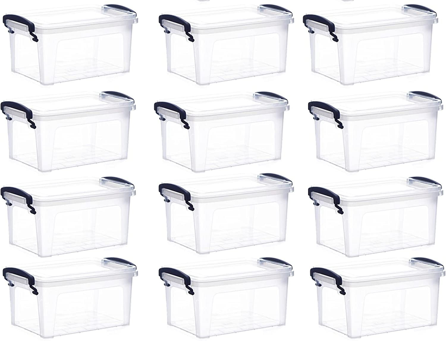 Superio Plastic Containers for Organization, Stackable Storage Bins ...