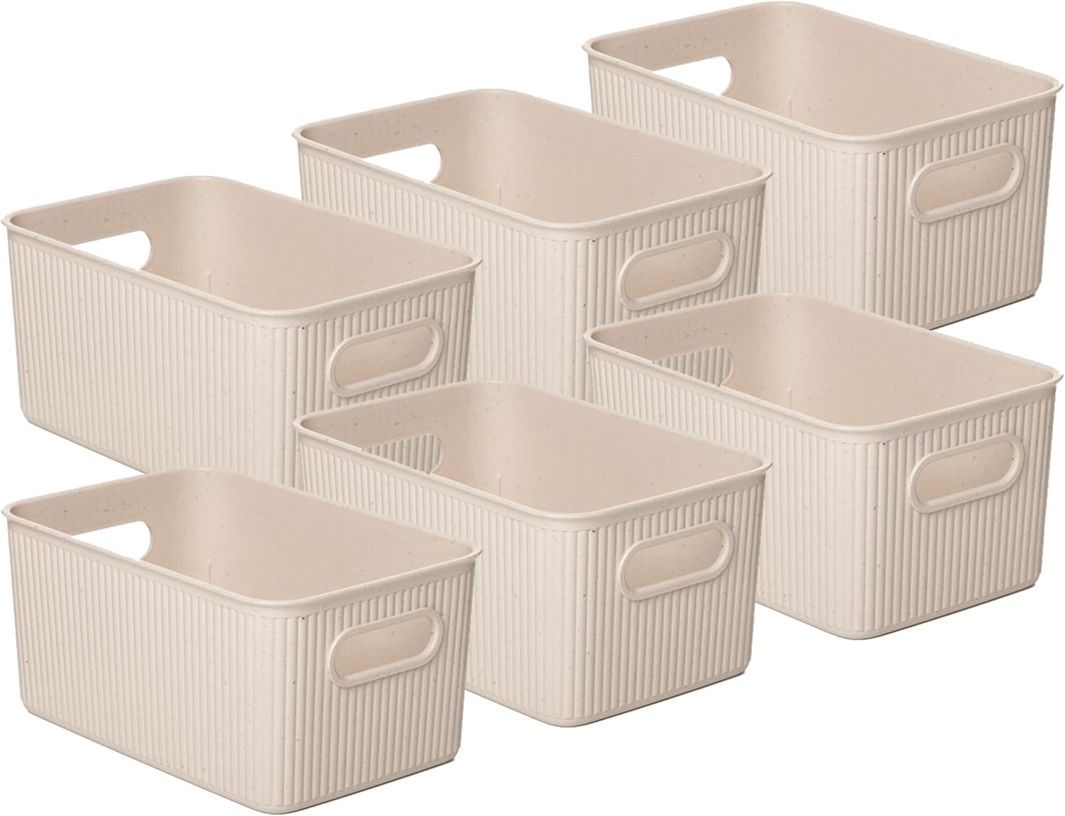 Superio Eco-Friendly Decorative Plastic Open Home Storage Bins ...
