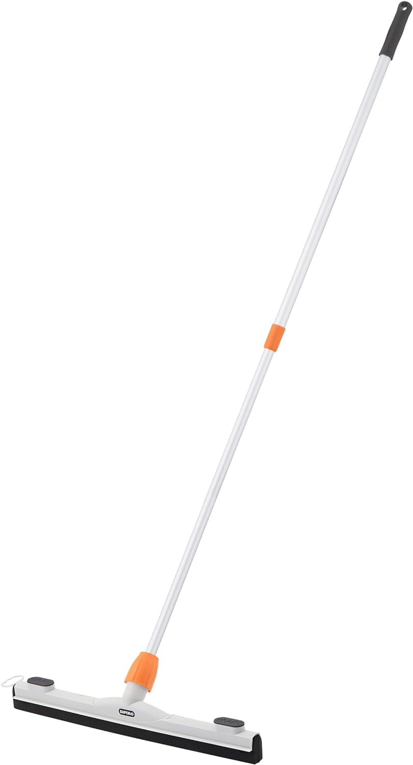 Superio Floor Squeegee for Concrete, Tile, Laminate, Bathroom Floor ...