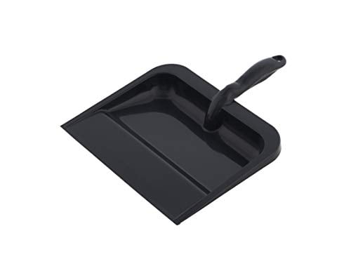 Superio Heavy Duty Plastic Dustpan with Comfort Grip Handle Black ...