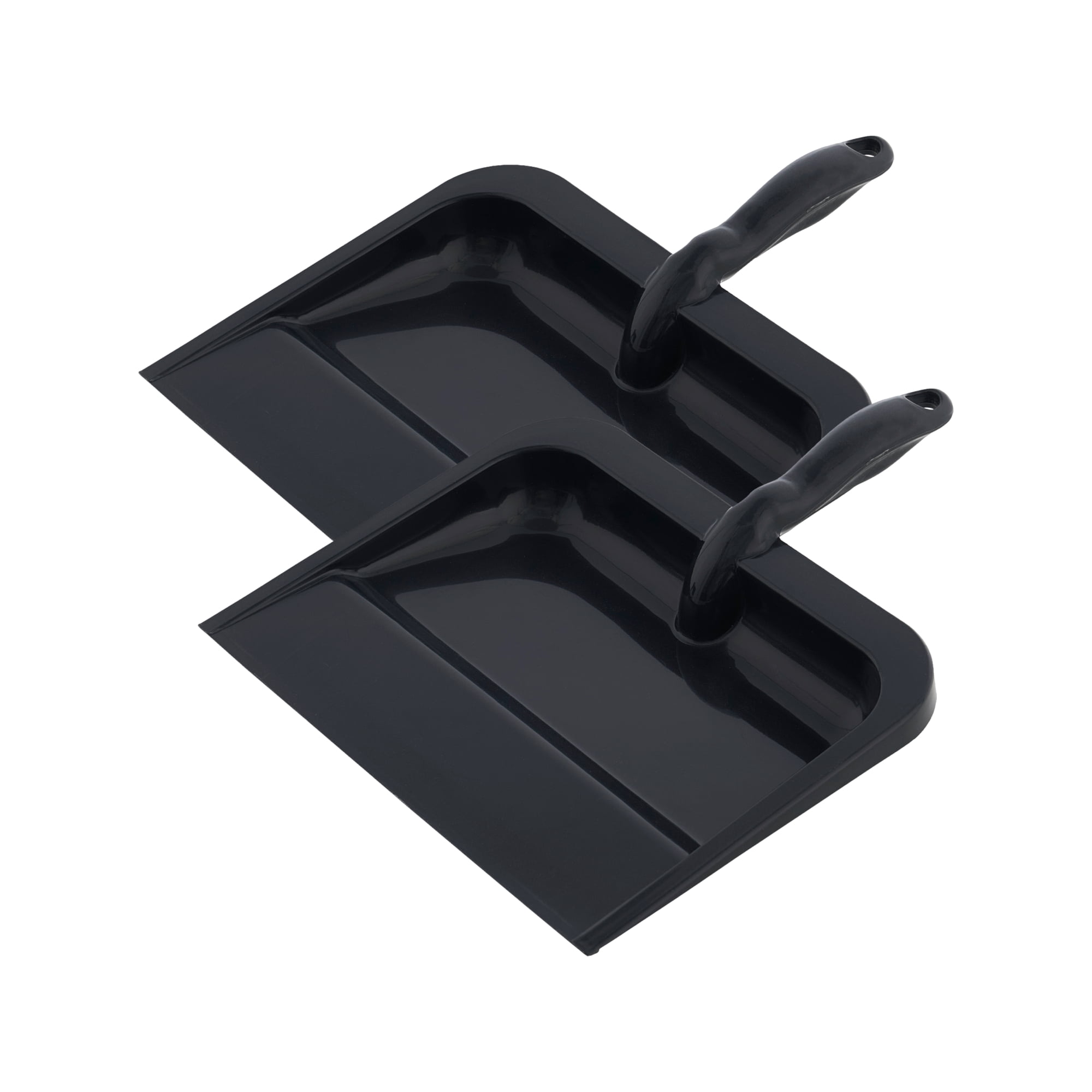 Superio Heavy Duty Plastic Dustpan with Comfort Grip Handle Black ...