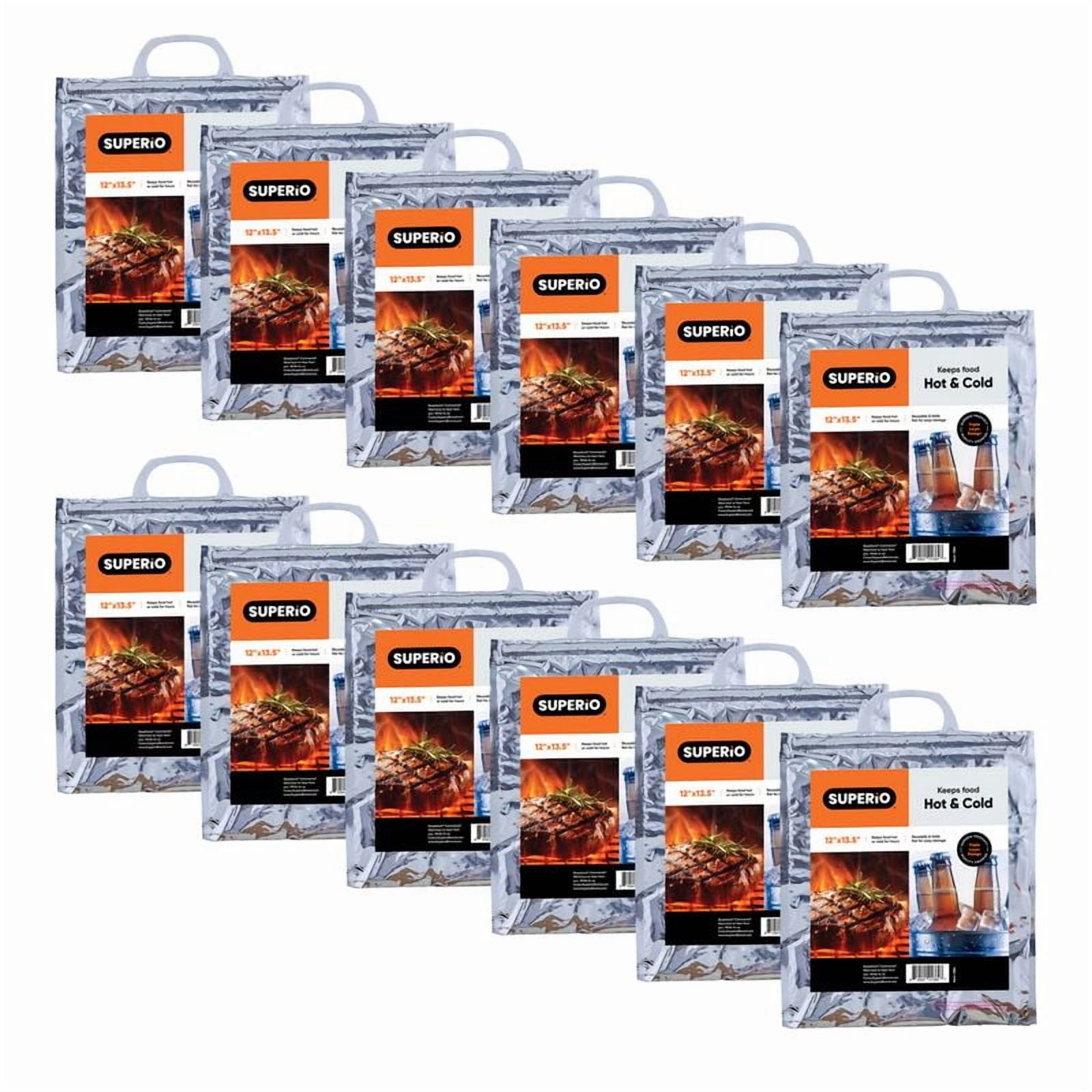 Superio Hot and Cold Insulated Bags for Food Delivery, Grocery Shopping ...