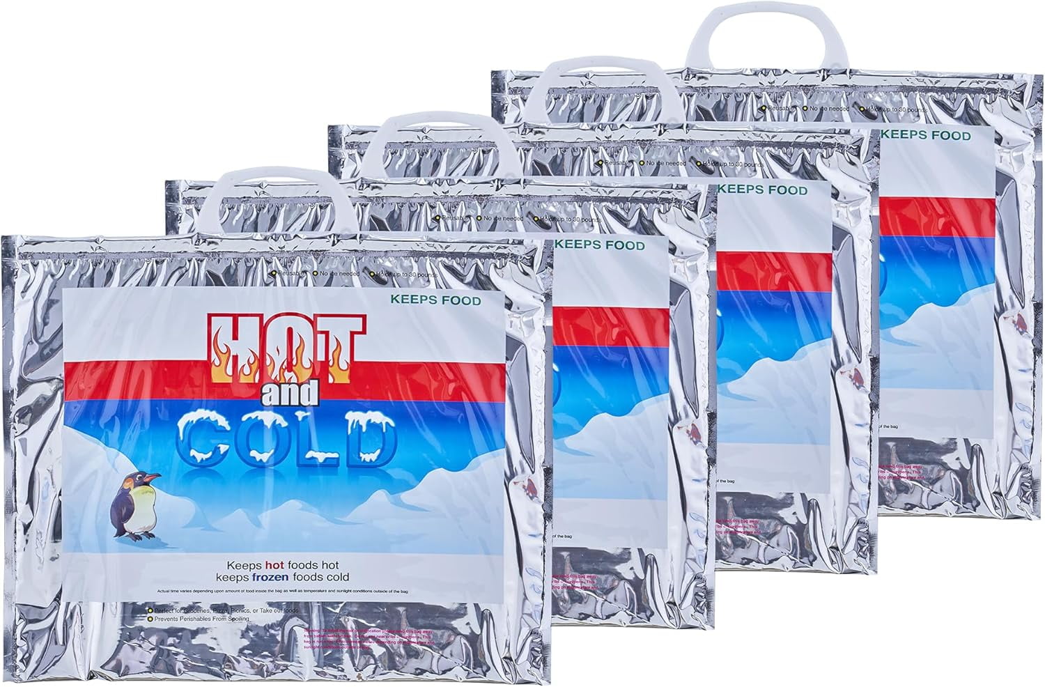 Superio Hot and Cold Insulated Bags for Food Delivery, Grocery Shopping ...