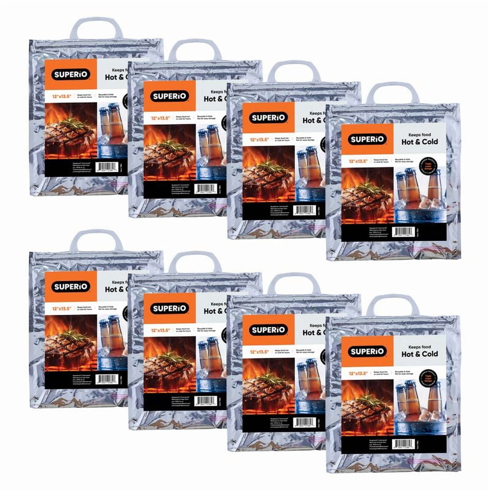 Superio Hot and Cold Insulated Bags for Food Delivery, Grocery Shopping ...