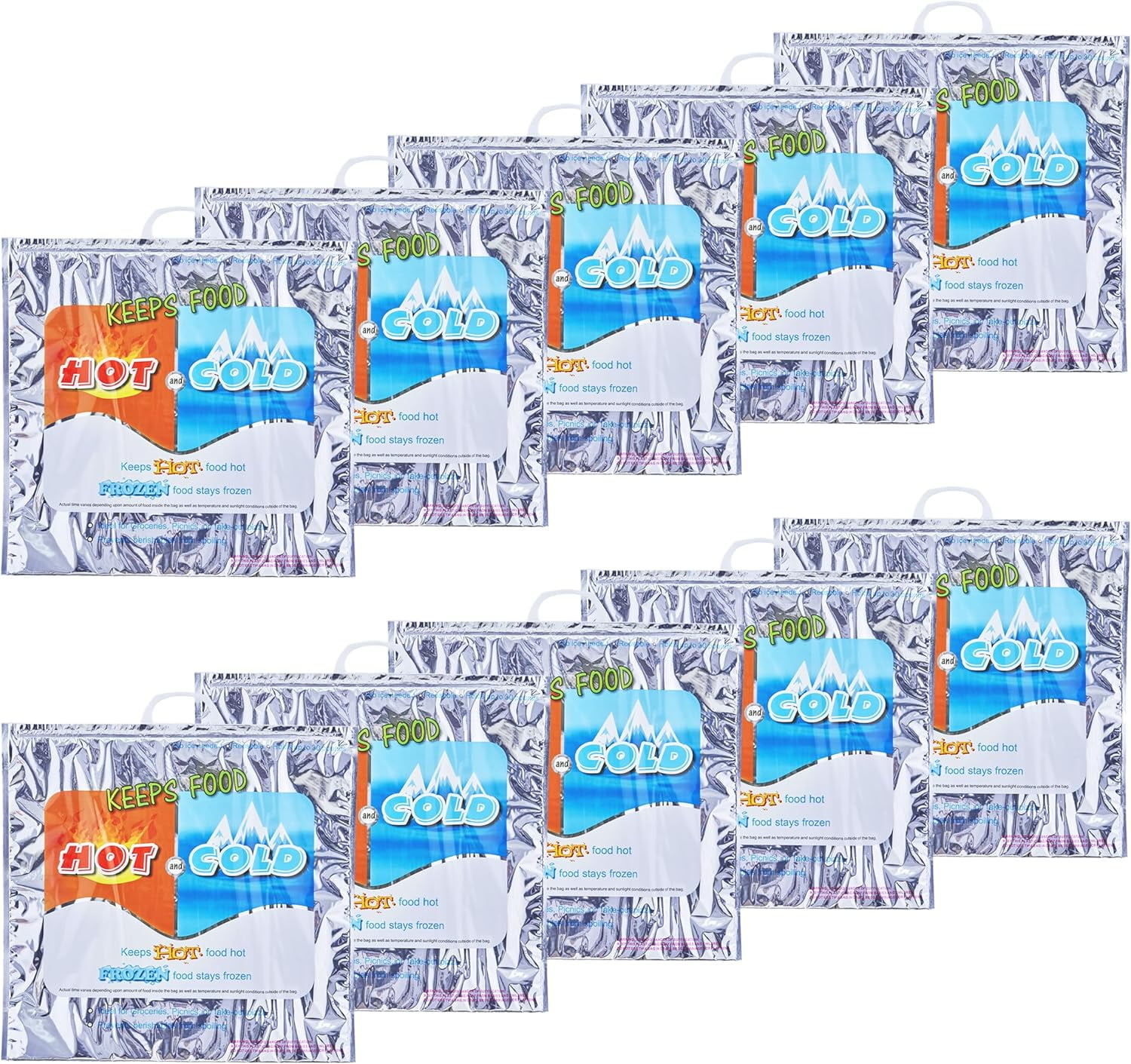 Superio Hot and Cold Insulated Bags for Food Delivery, Grocery Shopping ...