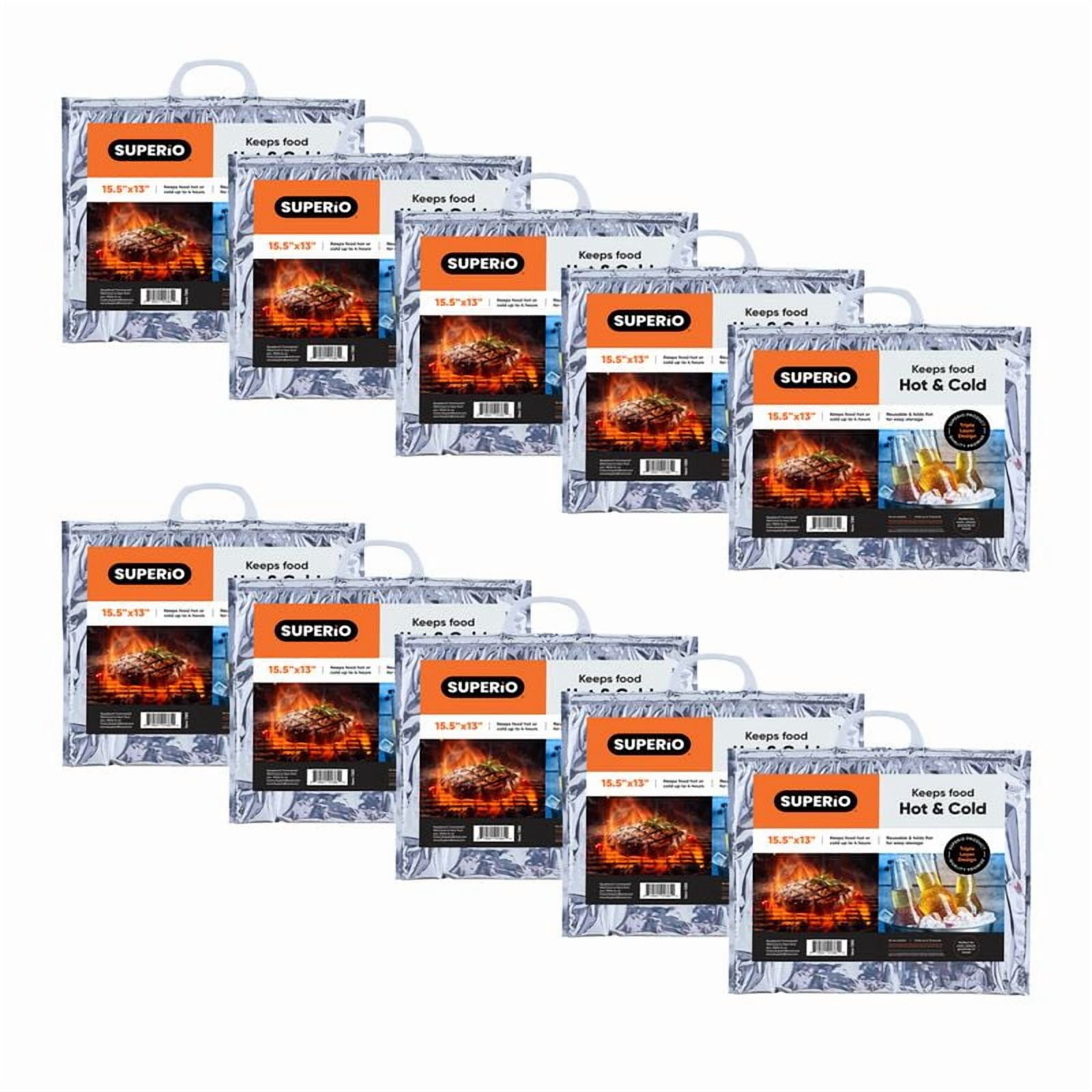 Superio Hot and Cold Insulated Bags for Food Delivery, Grocery Shopping ...