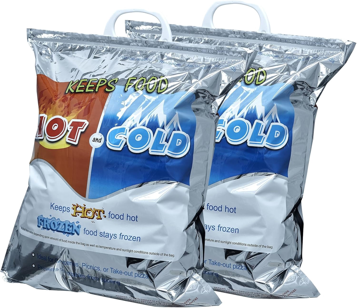 Superio Hot and Cold Insulated Bags for Food Delivery, Grocery Shopping ...