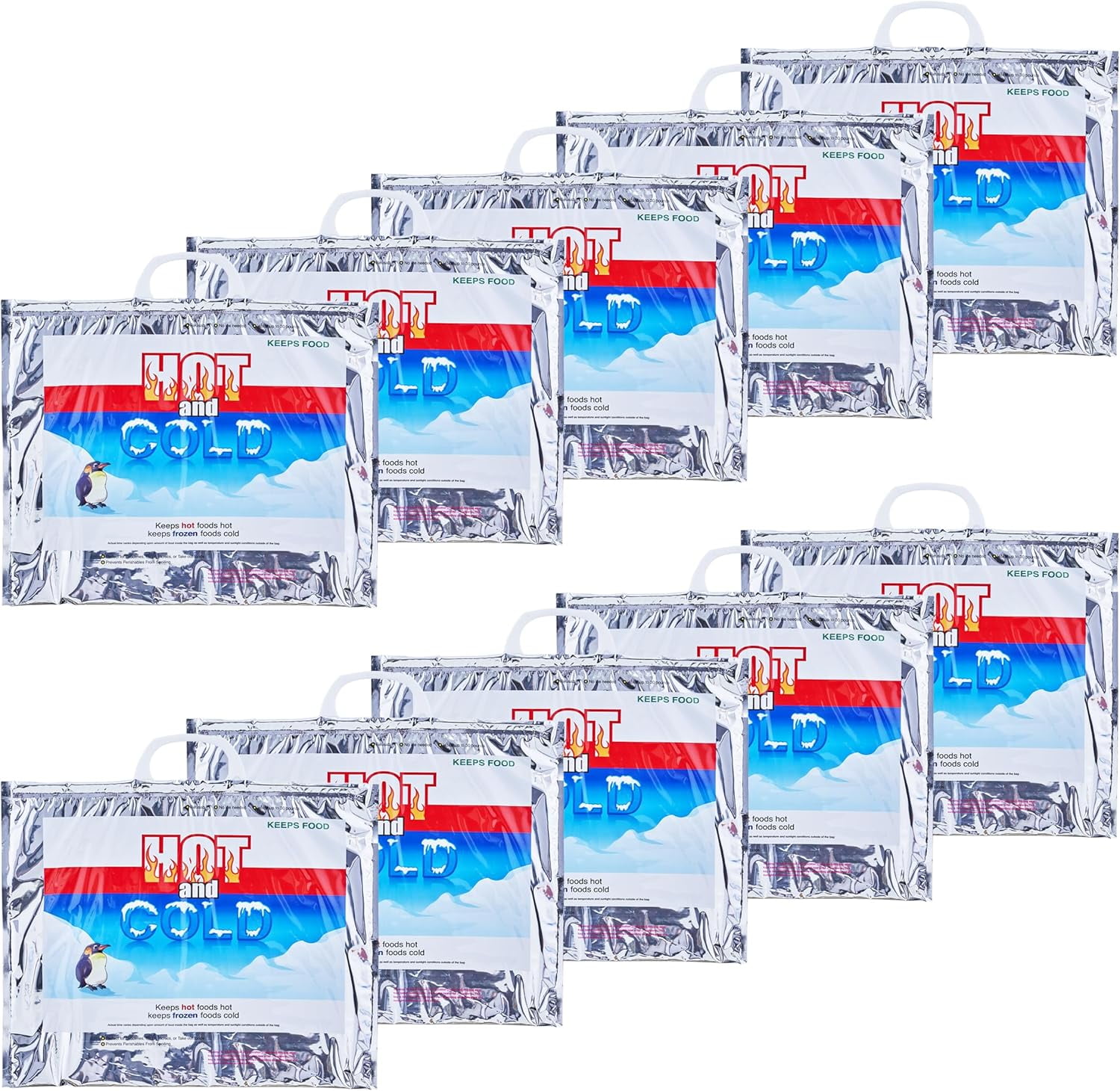 Superio Hot and Cold Insulated Bags for Food Delivery, Grocery Shopping ...
