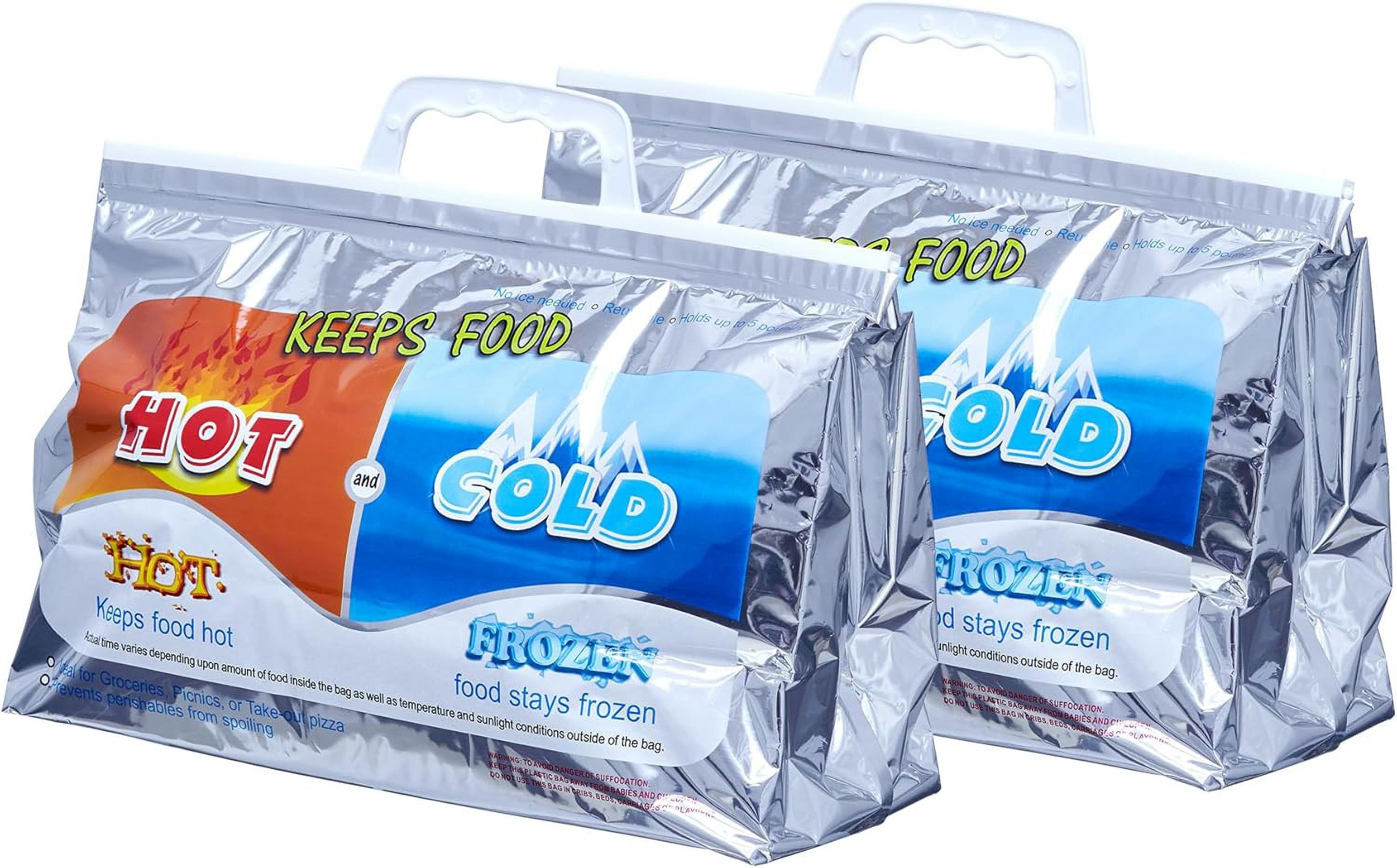 Superio Hot and Cold Insulated Bags for Food Delivery, Grocery Shopping ...