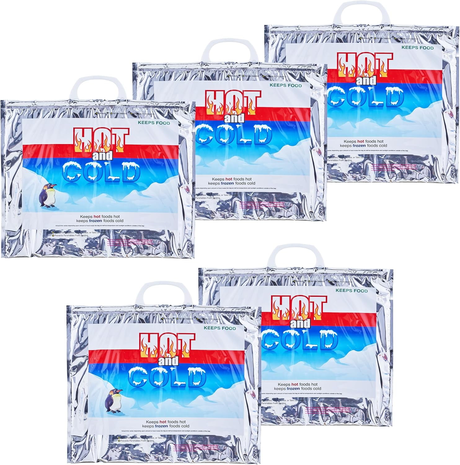 Superio Hot and Cold Insulated Bags for Food Delivery, Grocery Shopping ...