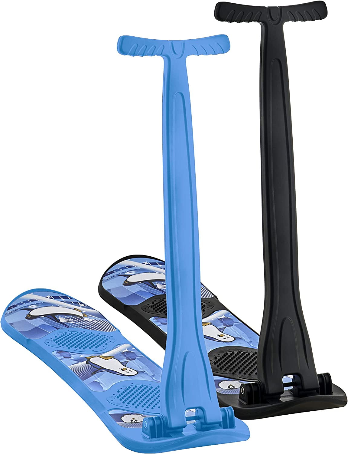 Superio Kids Snow Scooter Sled Pack of 2 Includes Black and Blue ...