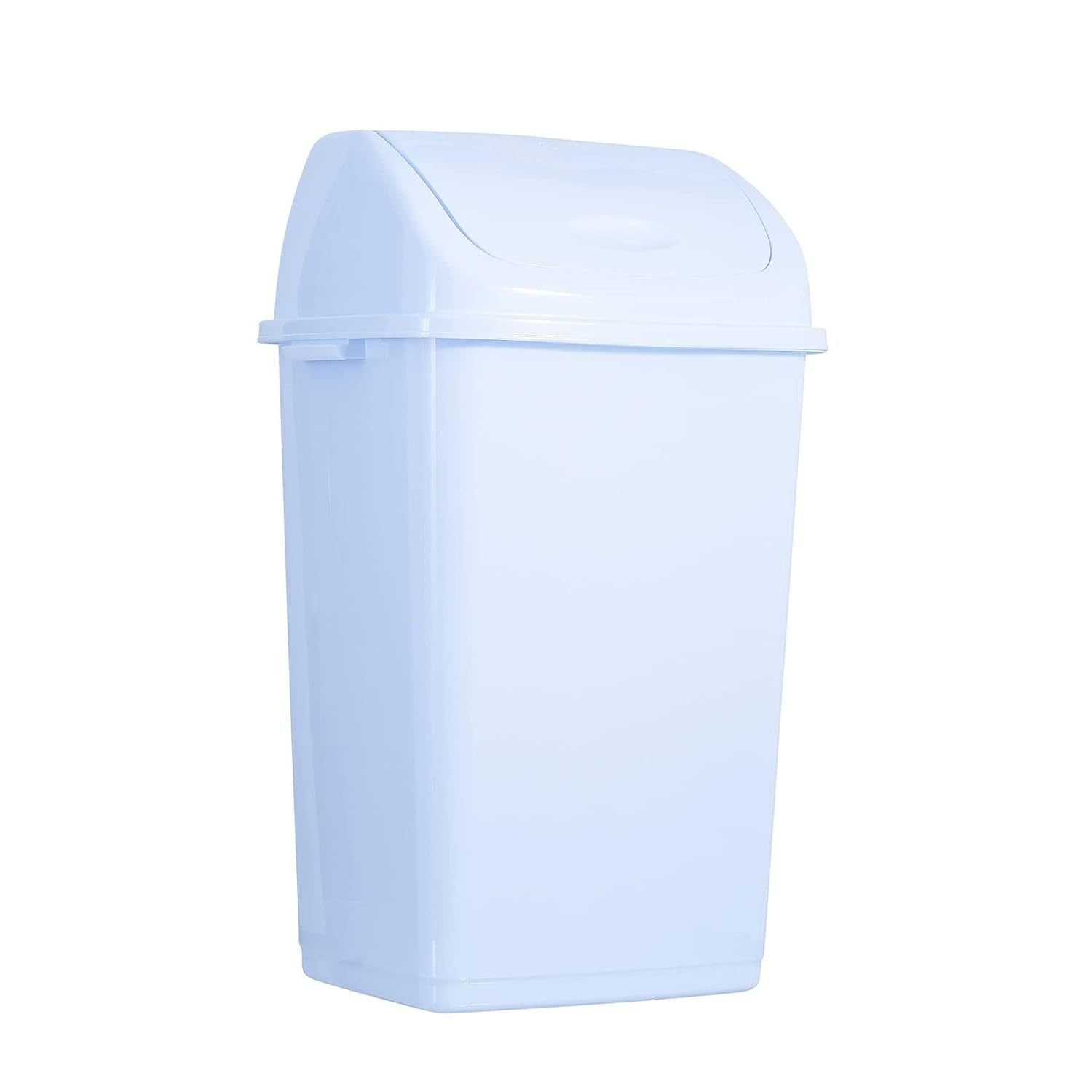 Superio Kitchen Trash Can 13 Gallon with Swing Lid, Plastic Tall ...
