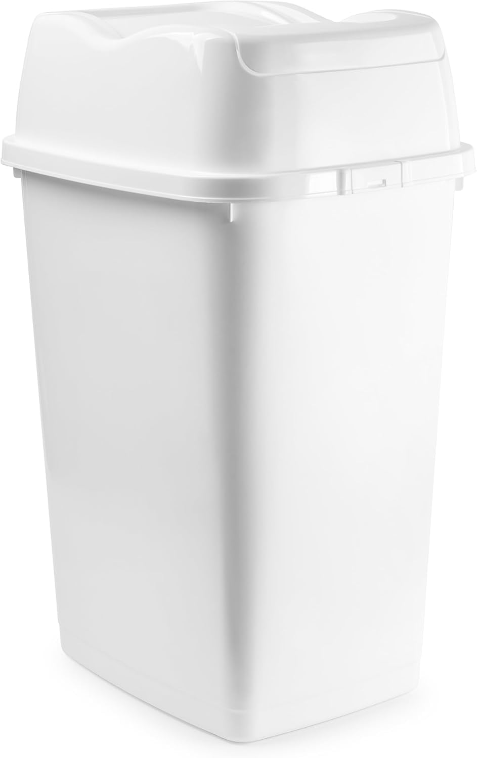 Superio Kitchen Trash Can 13 Gallon with Swing Lid, Plastic Garbage Can ...