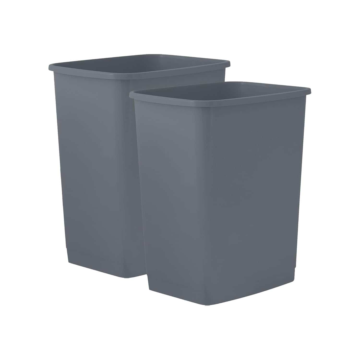 Superio Kitchen Trash Can 9 Gallon Slim Waste Bin 37 Qt Durable Plastic ...