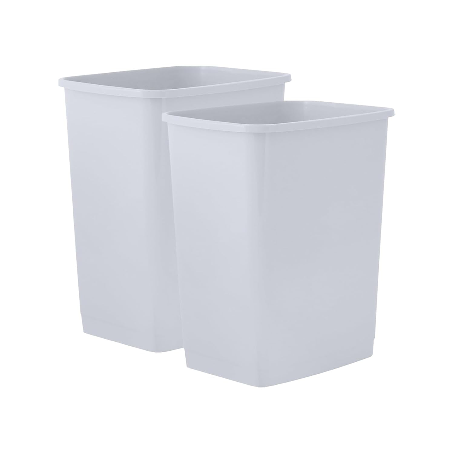 Superio Kitchen Trash Can 9 Gallon Slim Waste Bin 37 Qt Durable Plastic ...