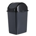 Superio Kitchen Trash Can with Swing Top Lid 9 Gallon, Slim Waste Bin ...