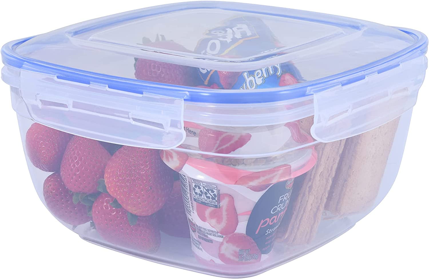 Superio Large Food Storage Container, with Airtight Lid for Pantry- (4 ...