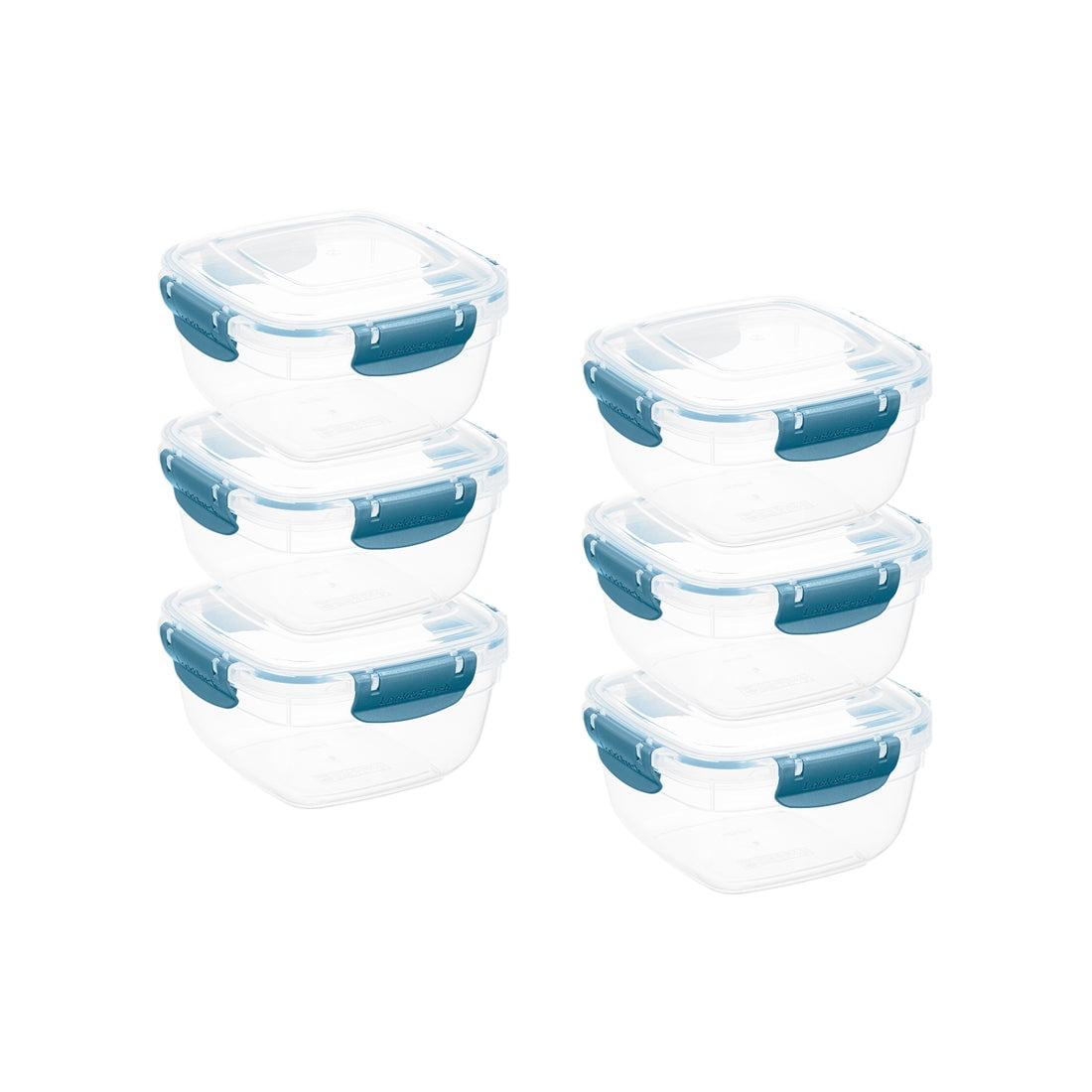 Superio Lock and Fresh Airtight Food Storage Containers with Lids for ...