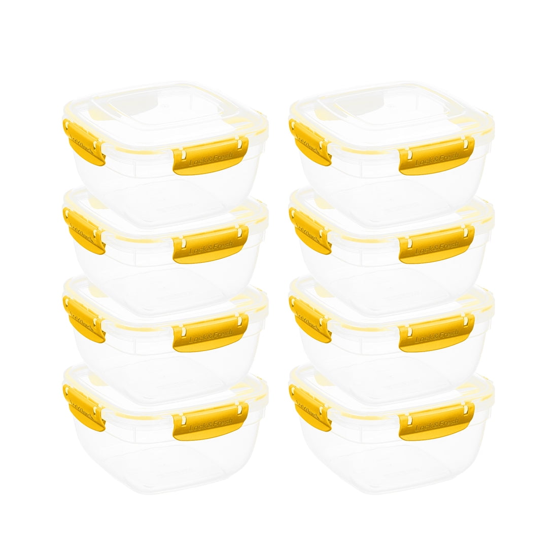 Superio Lock and Fresh Airtight Food Storage Containers with Lids for ...