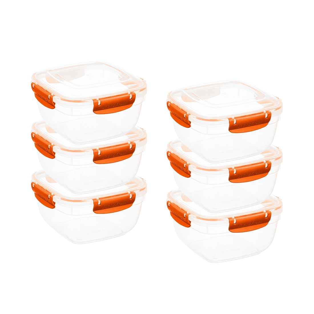 Superio Lock and Fresh Airtight Food Storage Containers with Lids for ...